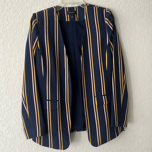 Halogen | Jackets & Coats | Womens Halogen Xs Open Blazer Navy Blue ...